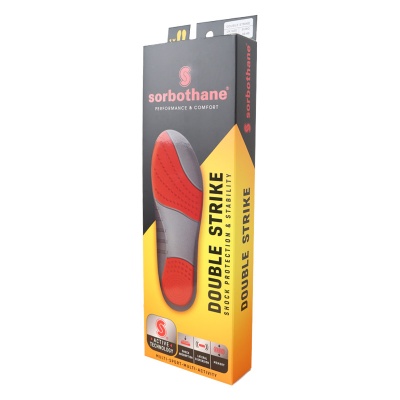 Sorbothane Shock Stopper Double Strike Insoles - Think Sport